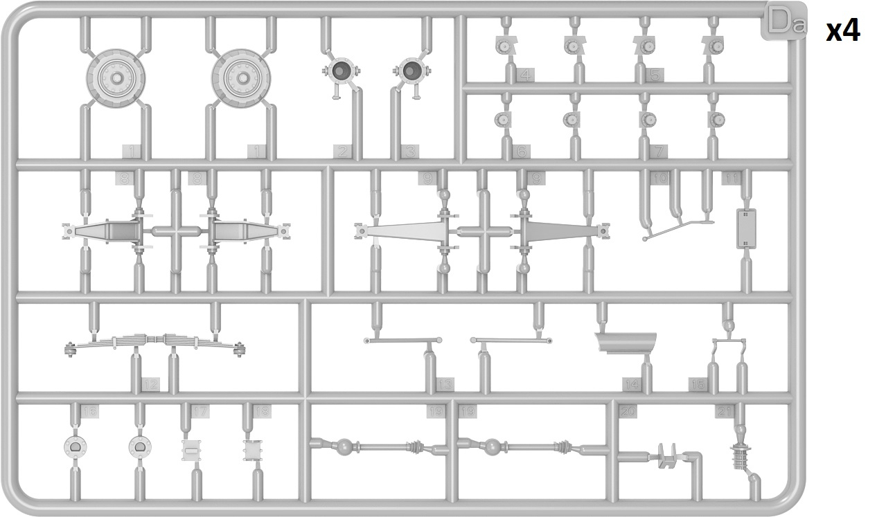 Sd.Kfz.234/4 Schwerer Panzerspahwagen 7,5 cm Interior Kit MiniArt 35427