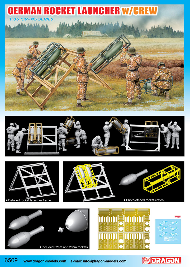 German Rocket Launcher w/Crew Dragon 6509