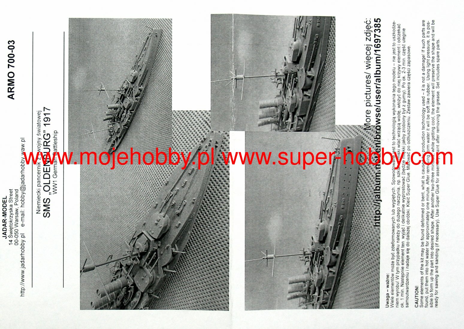 SMS "Oldenburg" 1917 Armo -700-03