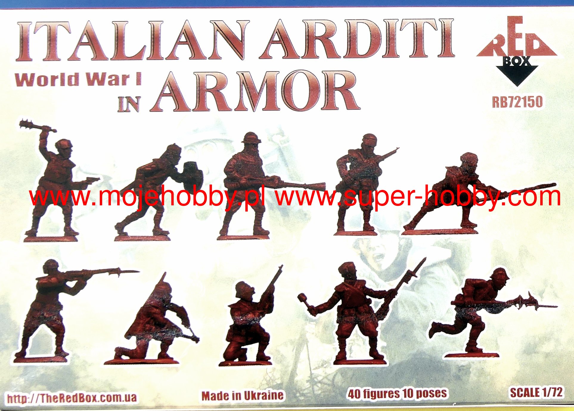 Italian Arditi In Armor - World War I Red Box 72150