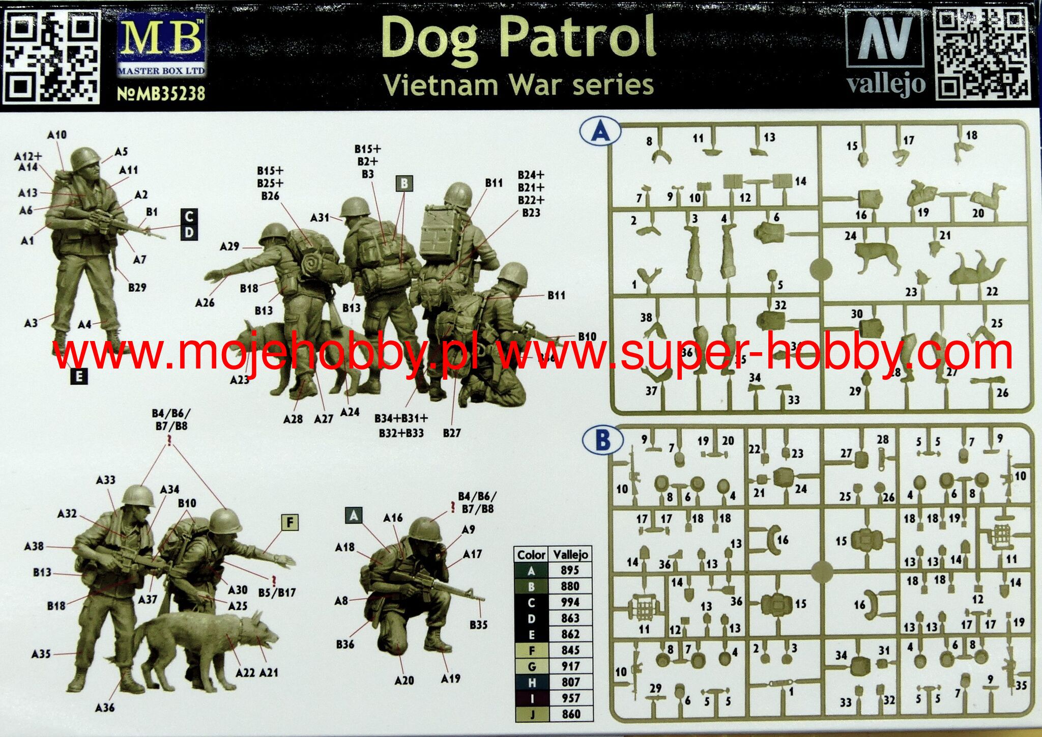 Dog Patrol - Vietnam War series Master Box 35238