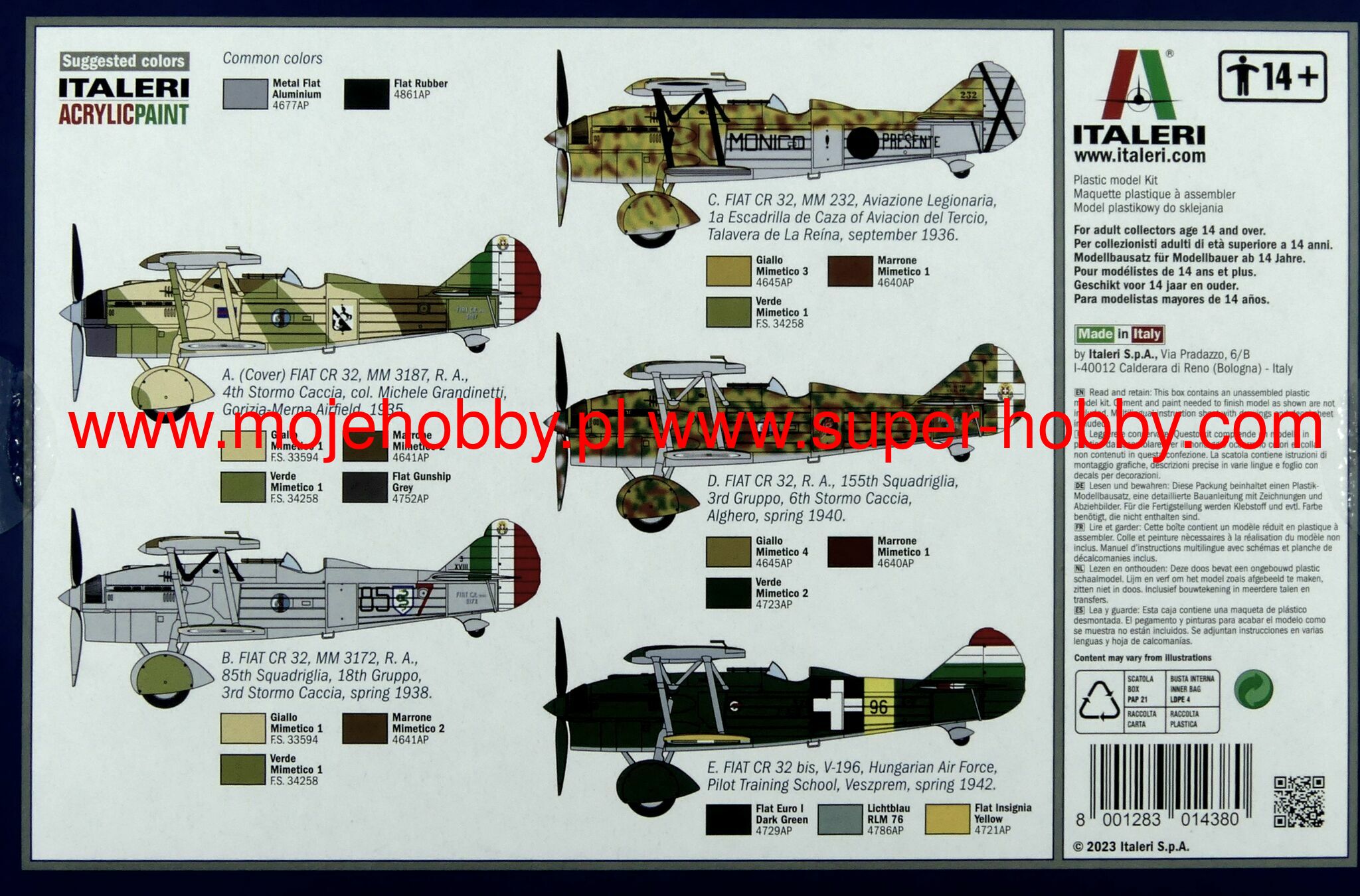 CR.32 Freccia Italeri 1438