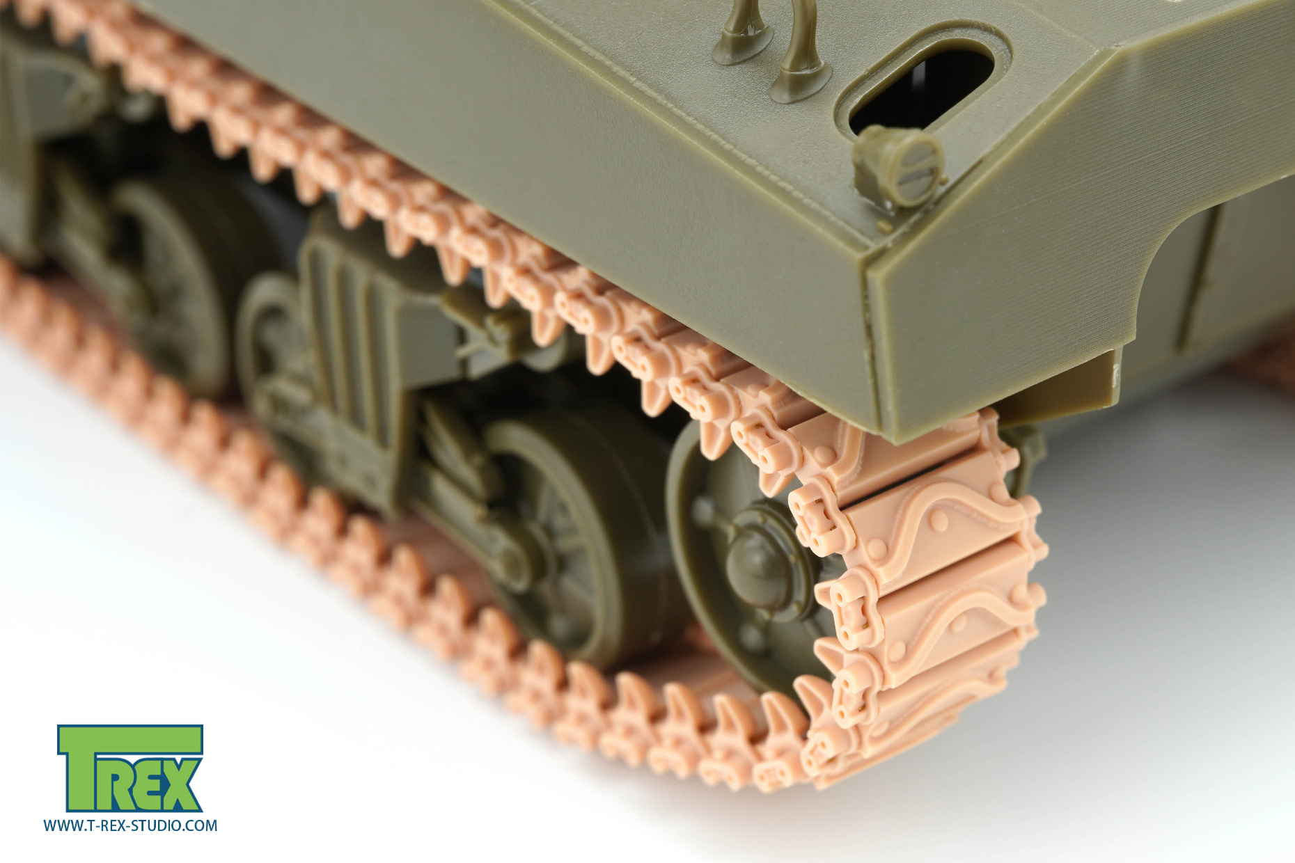 M4 Sherman T-62 Tracks T-Rex Studio -85069
