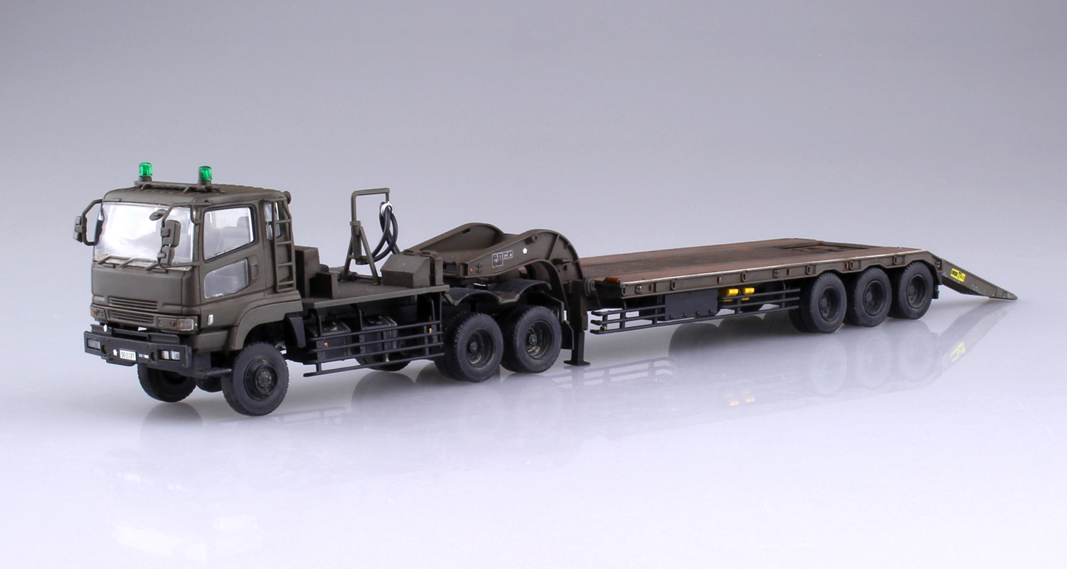 JGSDF Type 73 Heavy Tank Transporter Truck Aoshima 00997