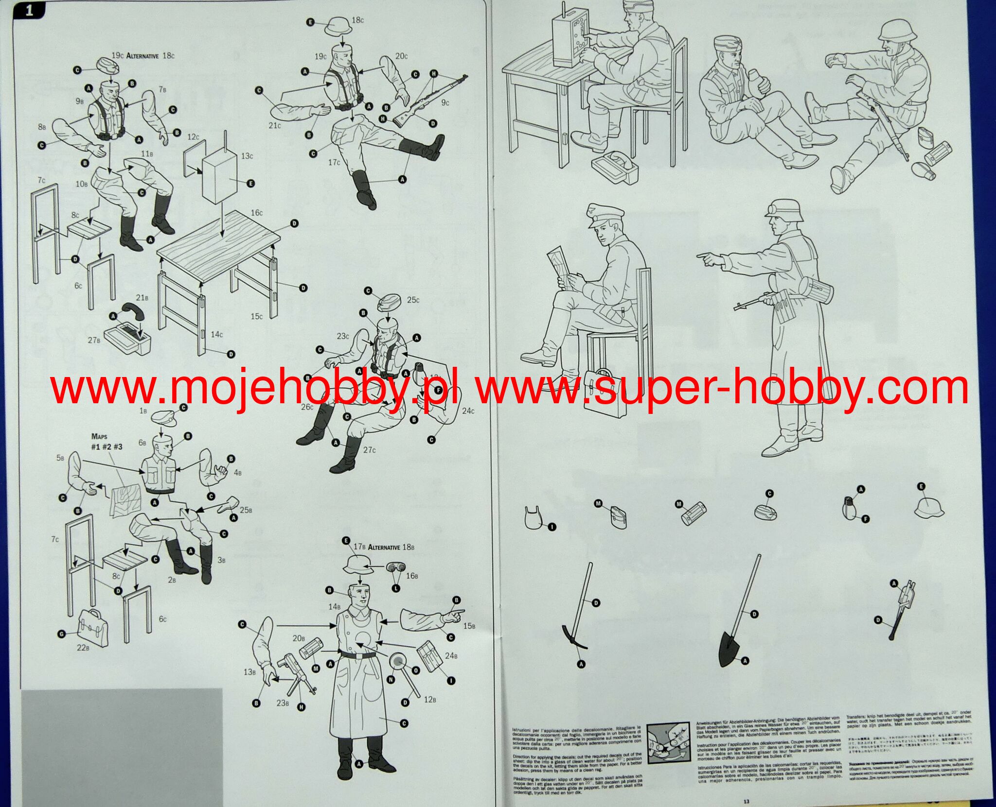 Sd.Kfz. 10 Demag D7 with 7,5 cm lelG 18 and Crew Italeri 6595