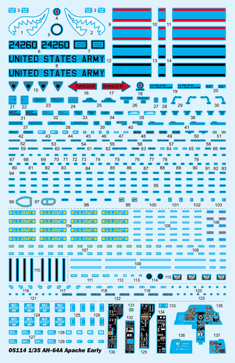AH-64 A Apache - Early Version Trumpeter 05114