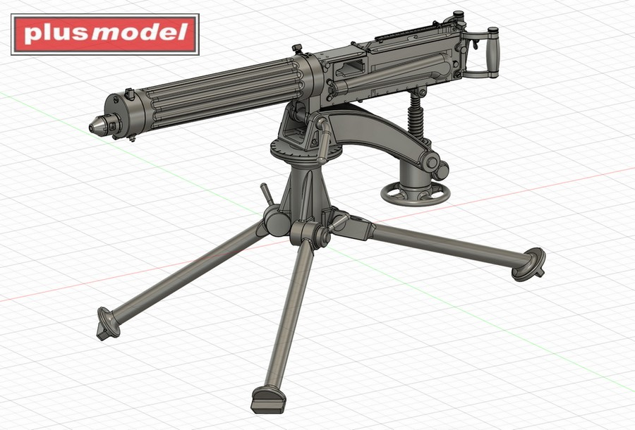 Vickers Machine Gun By Finished WW1 Vickers MG : R/Airsoft3DPrinting