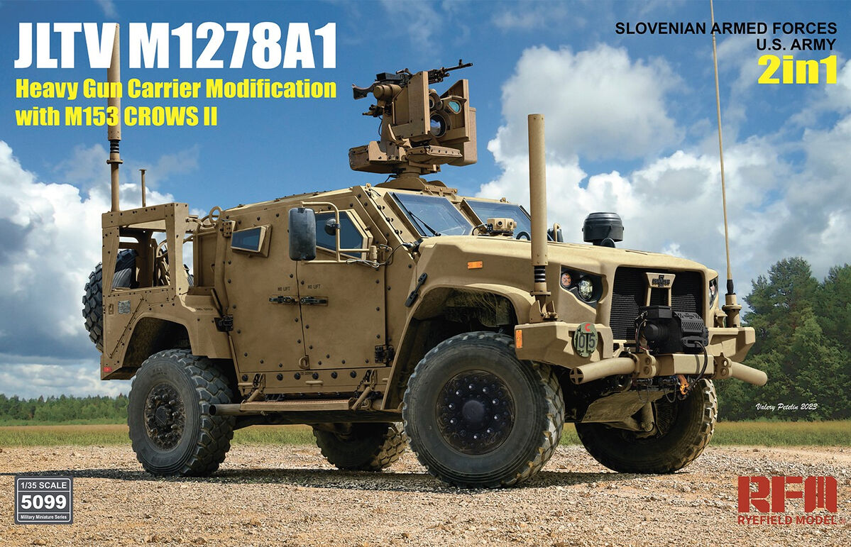 JLTV M1278A1 Heavy Gun Carrier Modification With M153 CROWS II 2 In 1 Slovenian Armed Forces, U ...