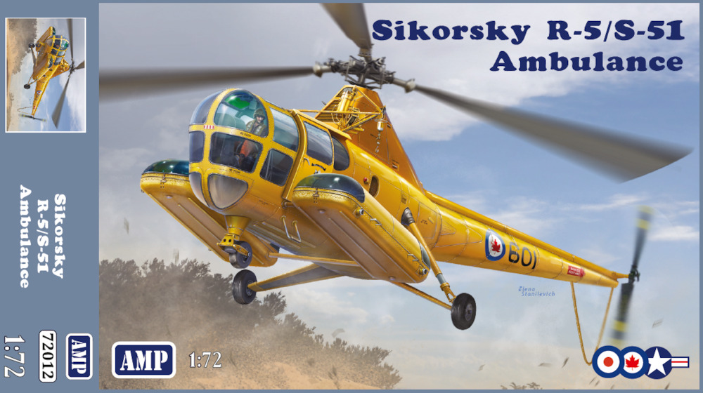 Sikorsky R-5/S-51 Ambulance AMP 72012