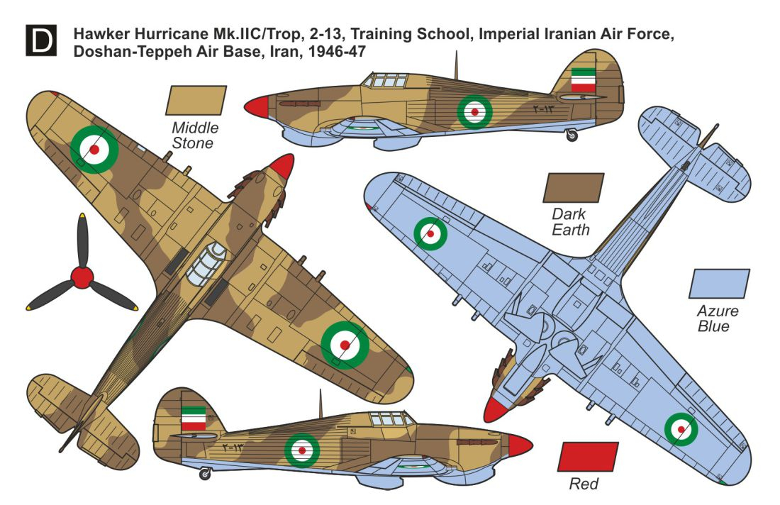 Unarmed Hawker Hurricanes Decals Mark I Decals -DMF14419