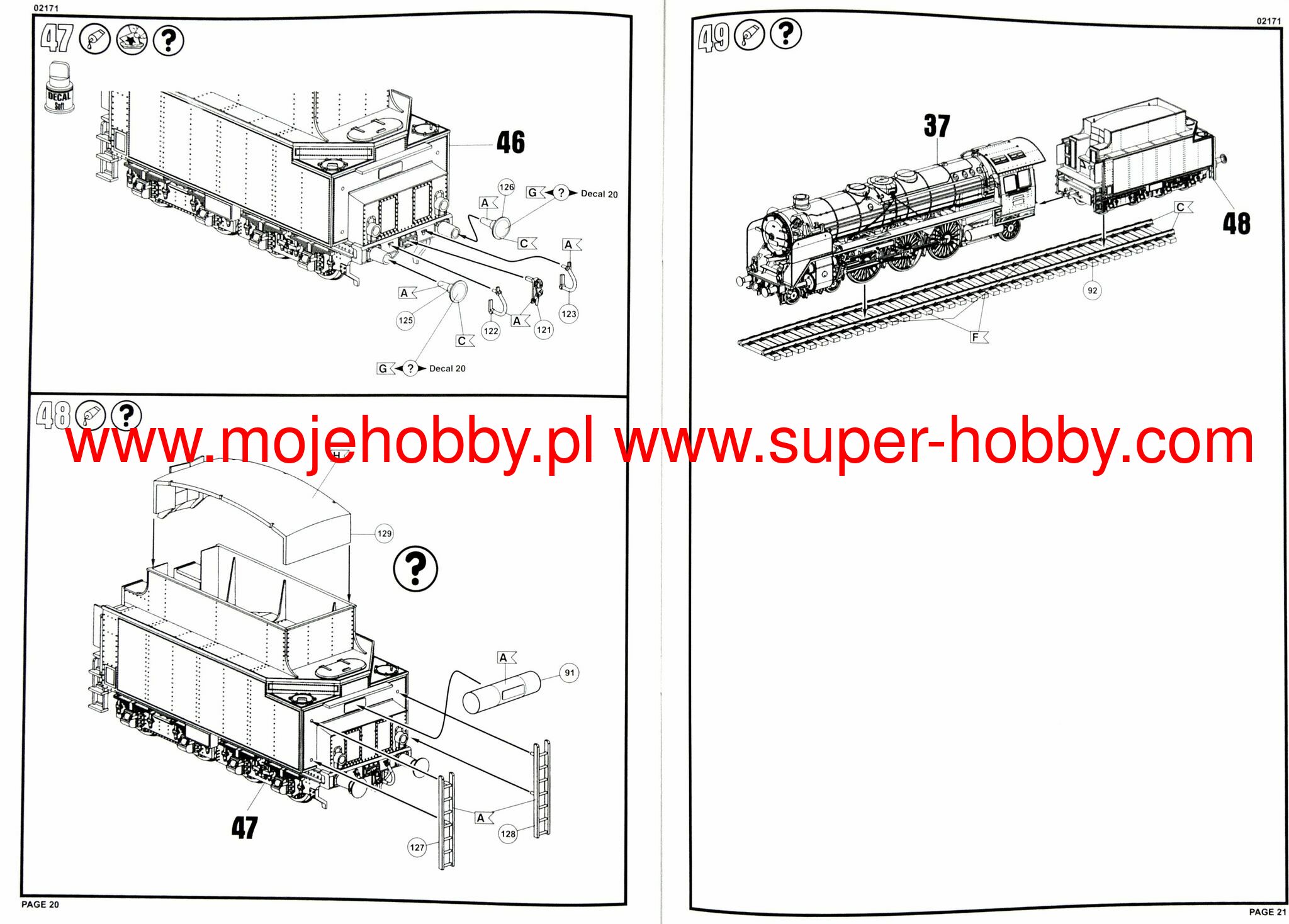 Express Lok BR02 m.Tender 2'2' Revell 02171