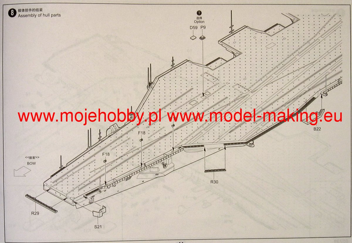USS Nimitz CVN-68 2005 Trumpeter 05739