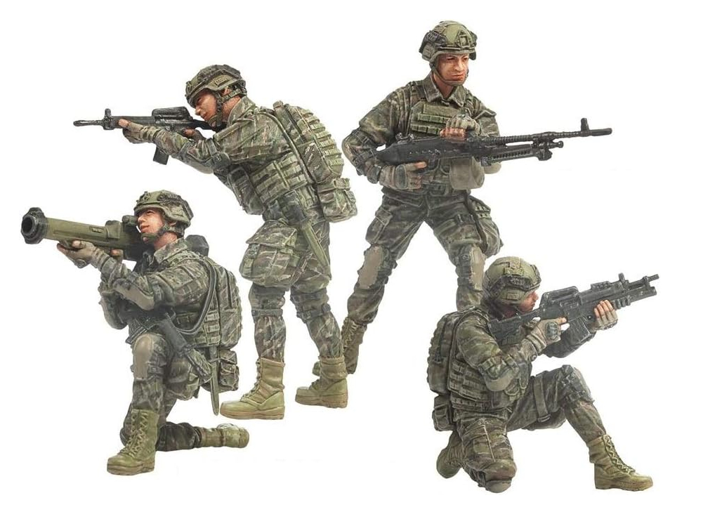 ROC Army Modern Infantry (4 figures) Hobby Fan -HF750