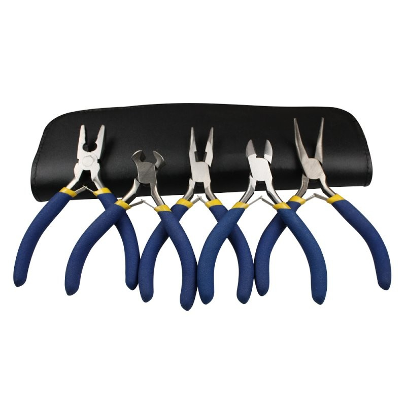 Precision Mini Plier Set in Case (5 pcs) Shesto -PPL6000