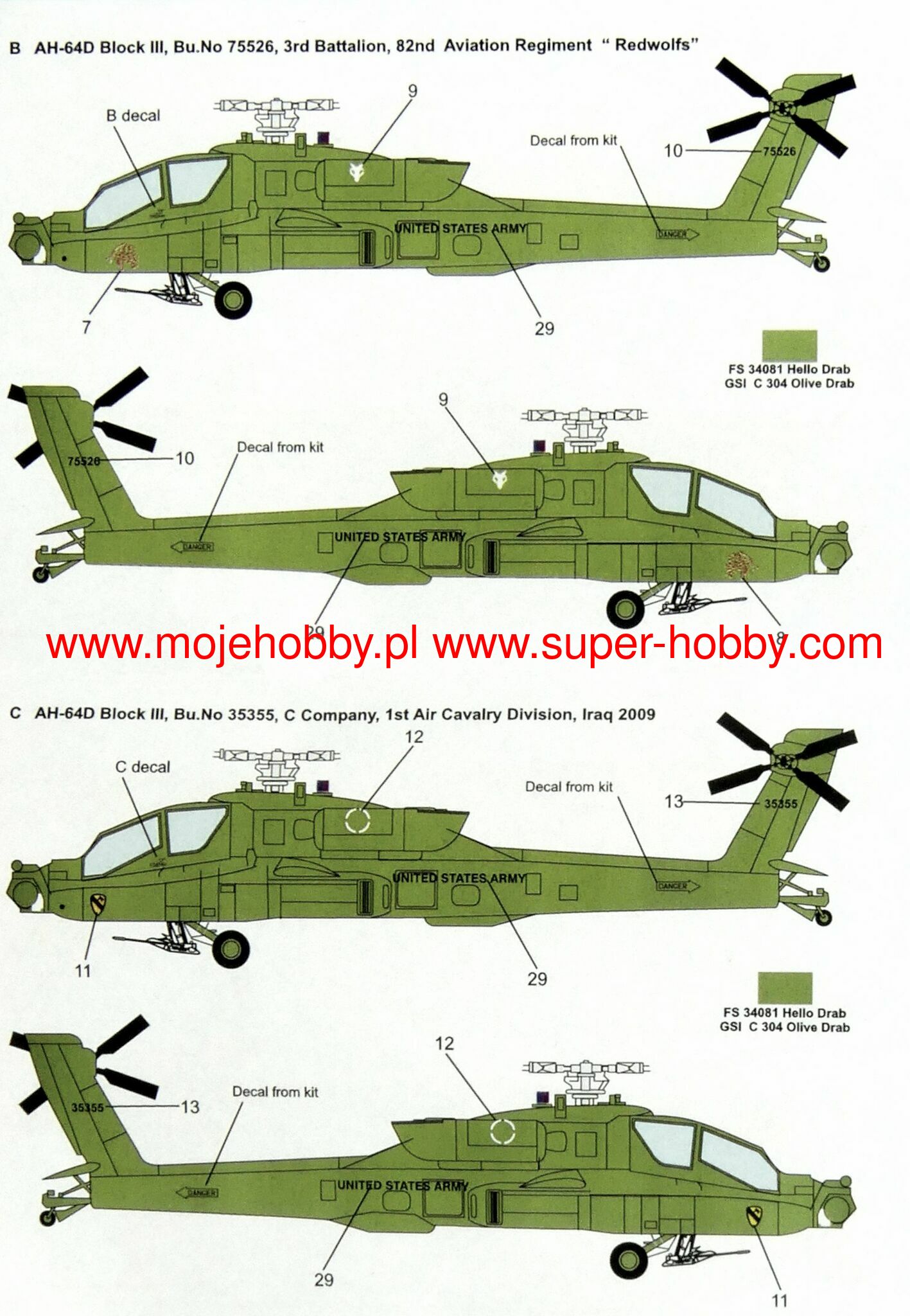 AH-64D Apache - Upgrade Exhaust ASPI (Block III) Armycast -ACD48009