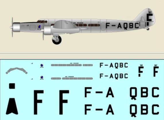 Dewoitine 338 Air France F-RSIN -14087