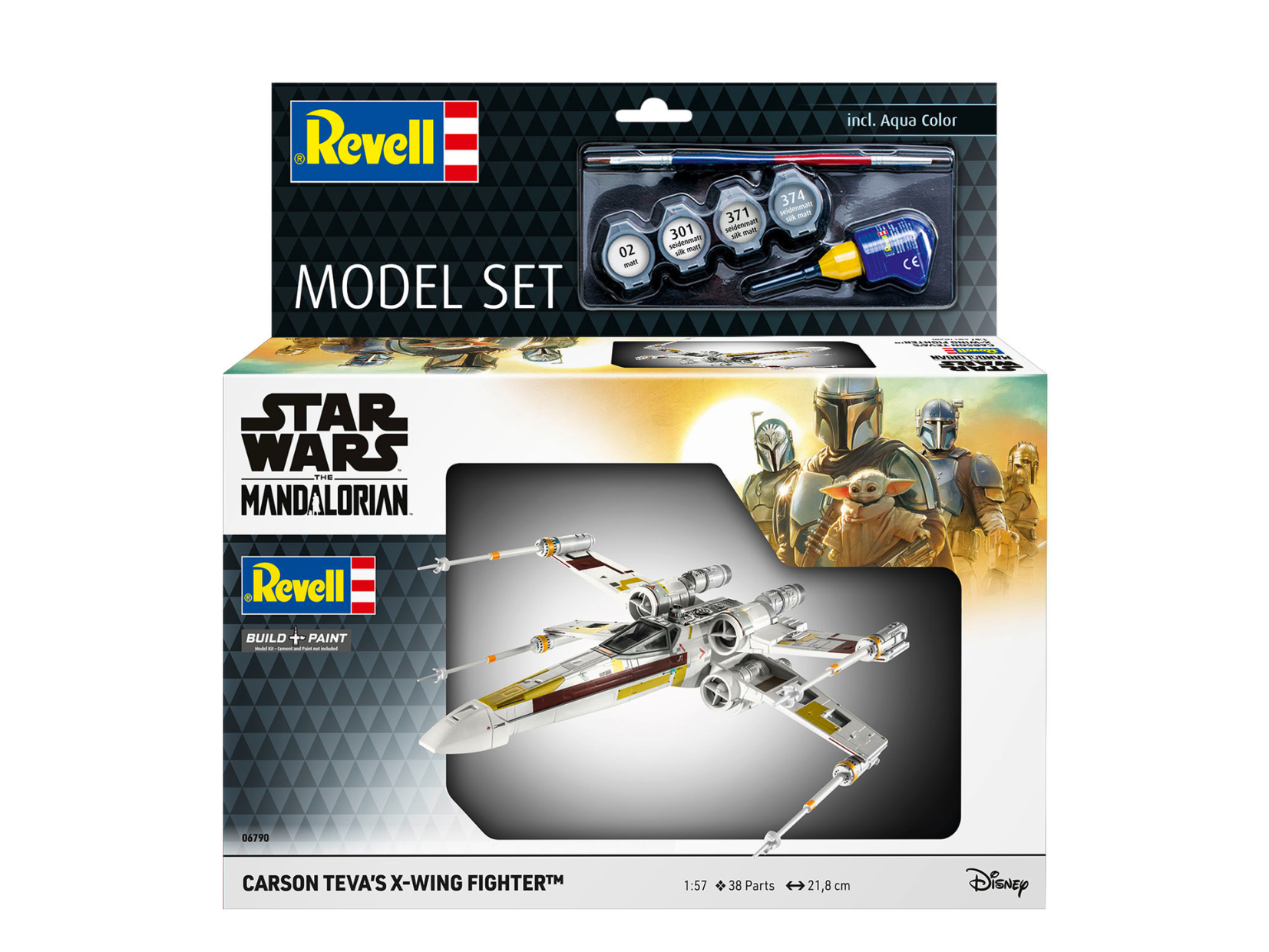 Star Wars: The Mandalorian - Carson Teva's X-Wing Fighter Model Set ...