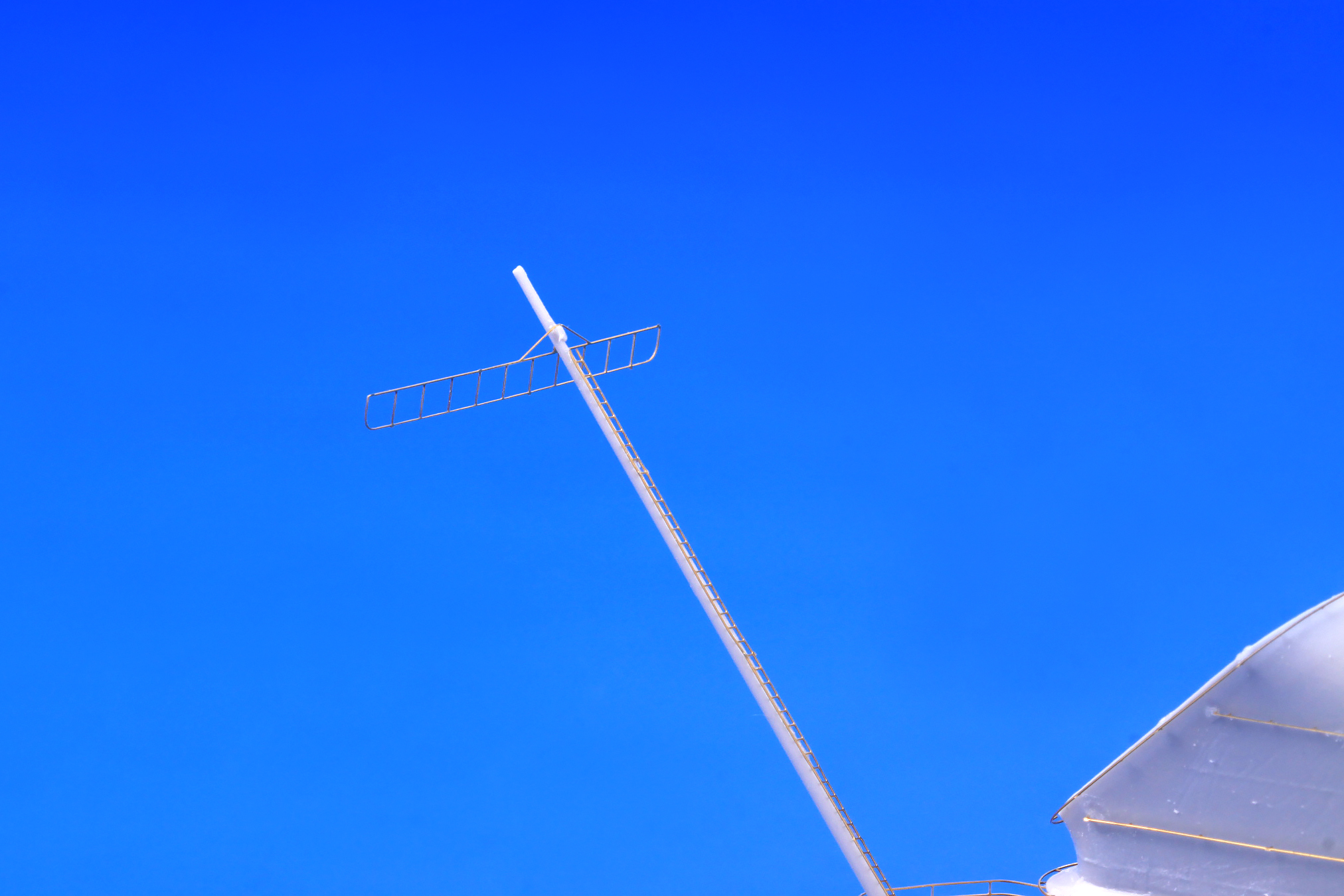 DKM Graf Zeppelin antennas & island pt.3 TRUMPETER Eduard 53206