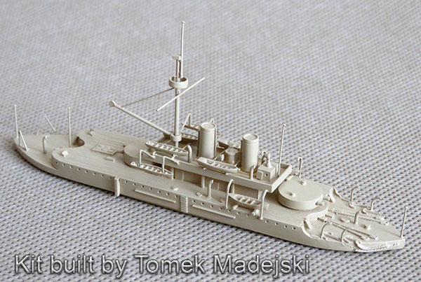 HMS Devastation 1871 - Royal Navy mastless turret ship Armo -700-47