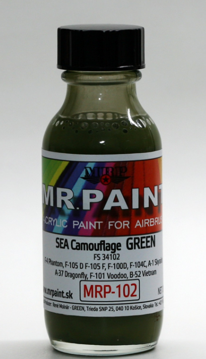 MRP-102 SEA Camo Green (FS 34102) MR.PAINT -102