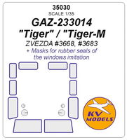 GAZ-233014 "Tiger" (ZVEZDA #3682) - (Double sided) KV Models -35031-1
