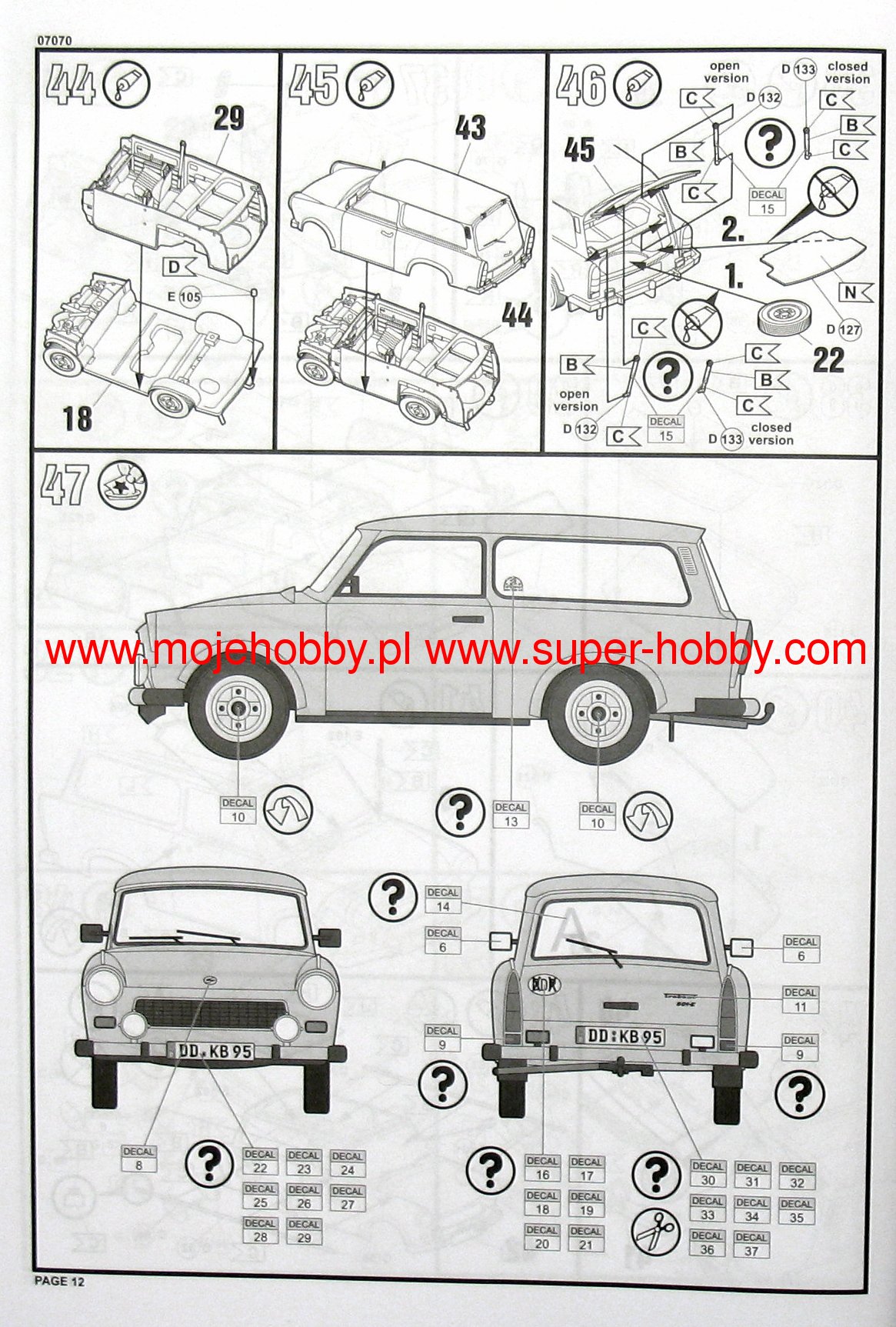 Trabant 601 Universal Revell 07070