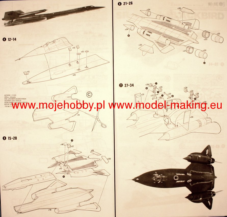 SR-71 Blackbird Italeri 0145