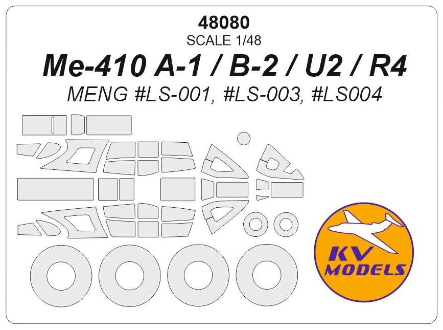 Me-410 A-1 / B-2 / U2 / R4 (MENG #LS-001, #LS-003, #LS004) + wheels ...