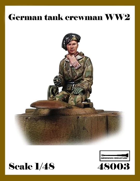 German Tank Crewman WW2 No.2 Ardennes Miniature -48003