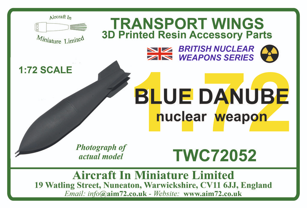 Blue Danube - British Nuclear Weapon Series Aircraft In Miniature Ltd ...