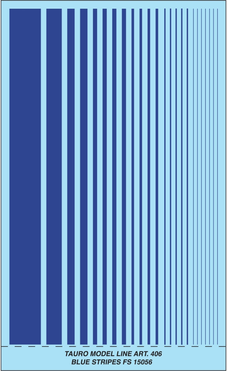 Blue Stripes FS 15056 - Length From 20 to 0,5 Mm (205 mm Long) TAURO ...