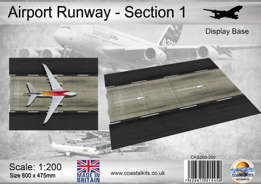 Runway Section 1 600 x 475mm Coastal kits S260-200