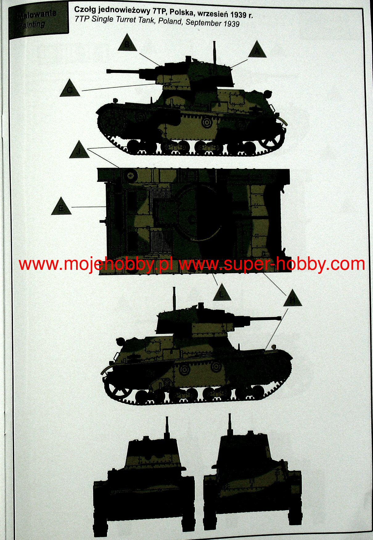 7TP Polish Tank - Single Turret LIMITED EDITION IBG 35074L
