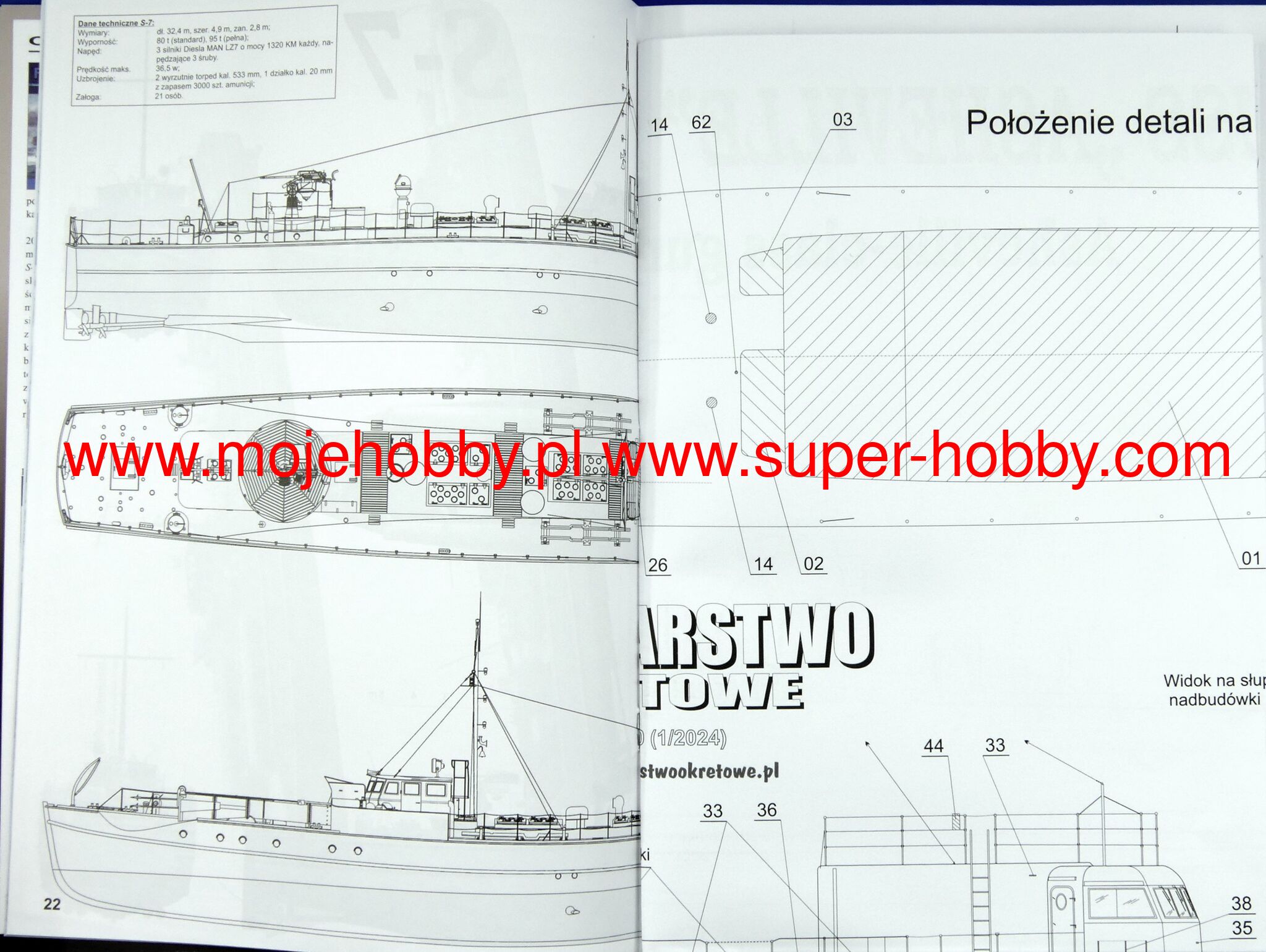 Modelarstwo Okrętowe Nr 110 - Schnellboot S-7, HMAS 'Sydney ...