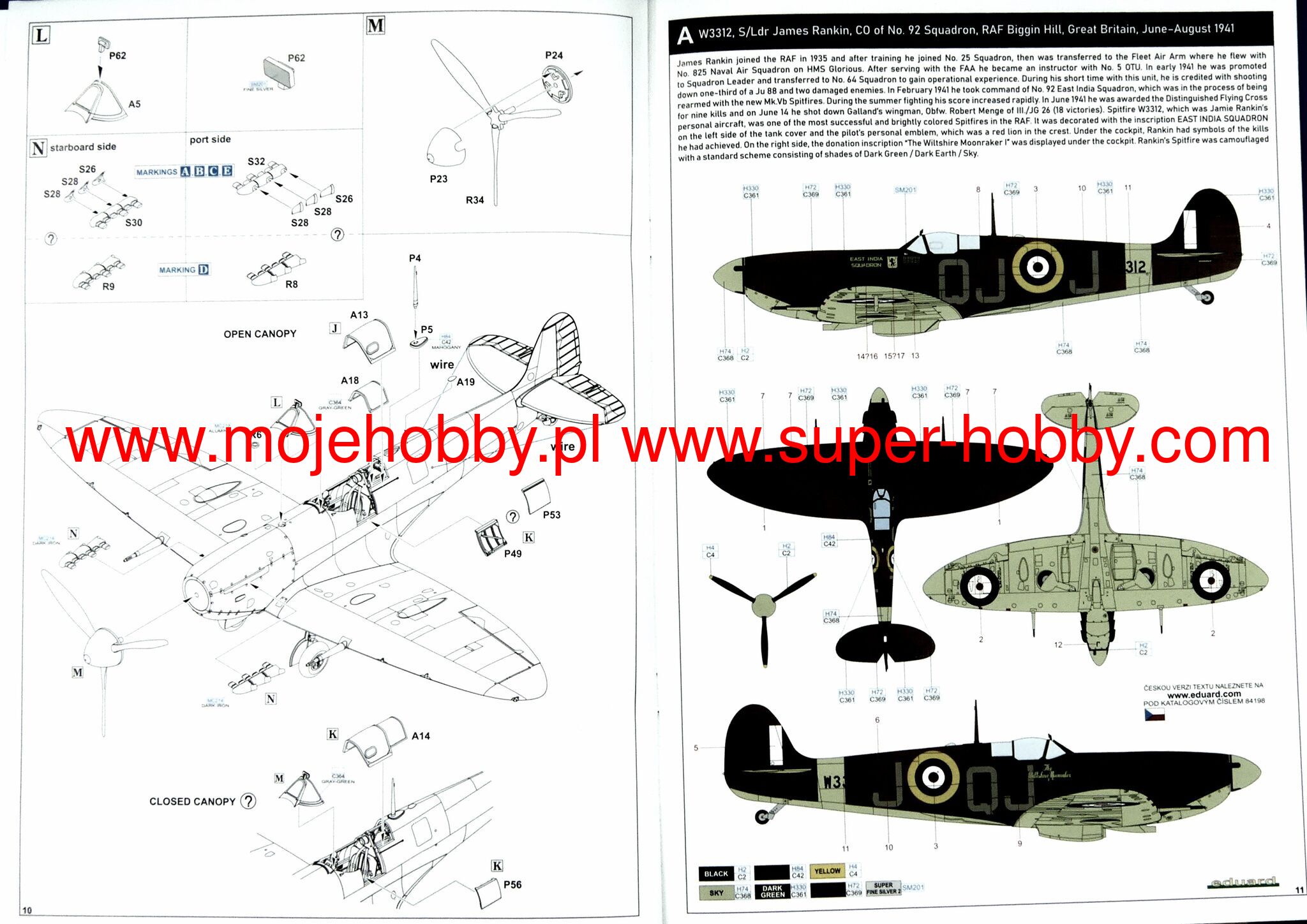 Spitfire Mk.Vb Early - Weekend Edition Eduard 84198